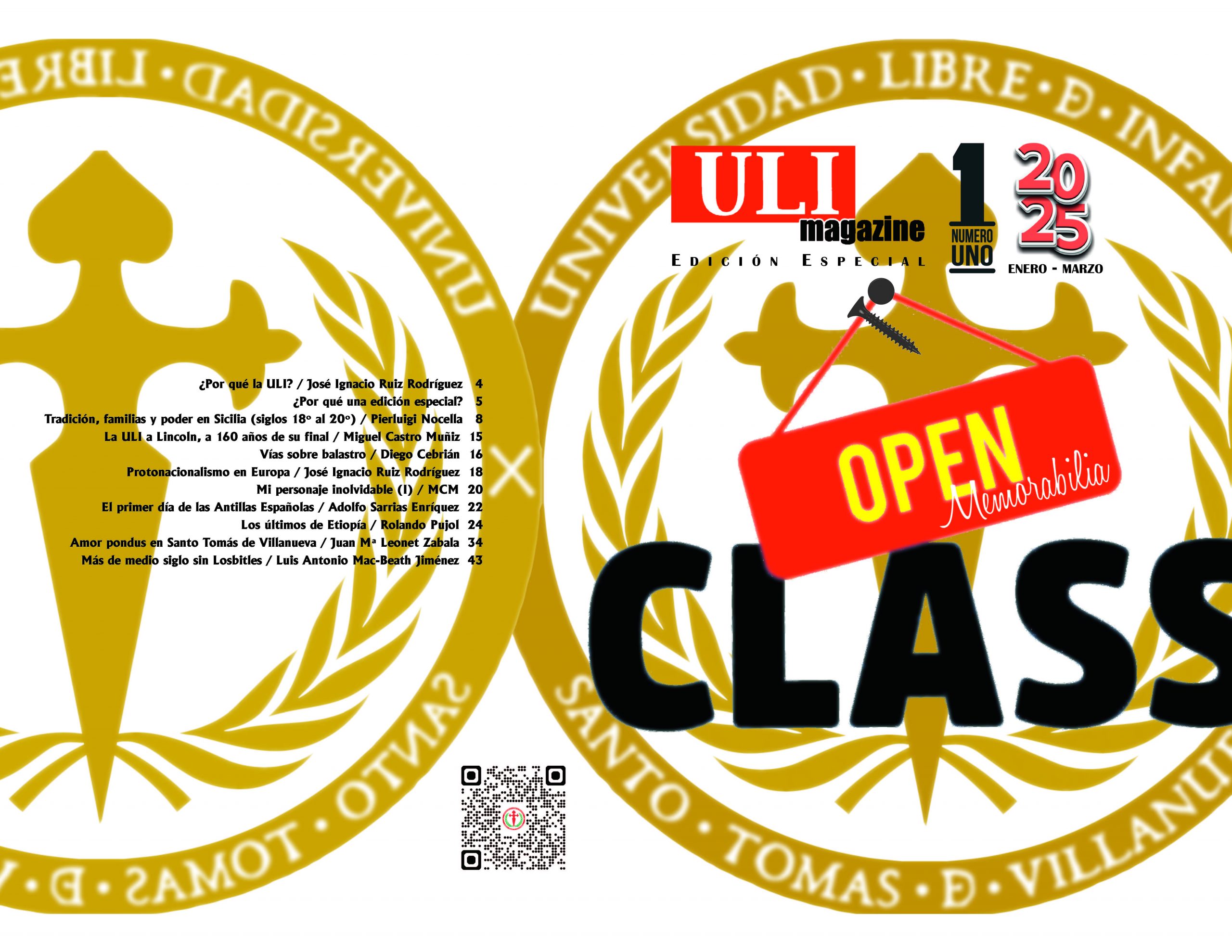 REVISTA ULI MAGAZINE, N.º 5. EDICIÓN ESPECIAL, N.º 1. Enero – Marzo ...
